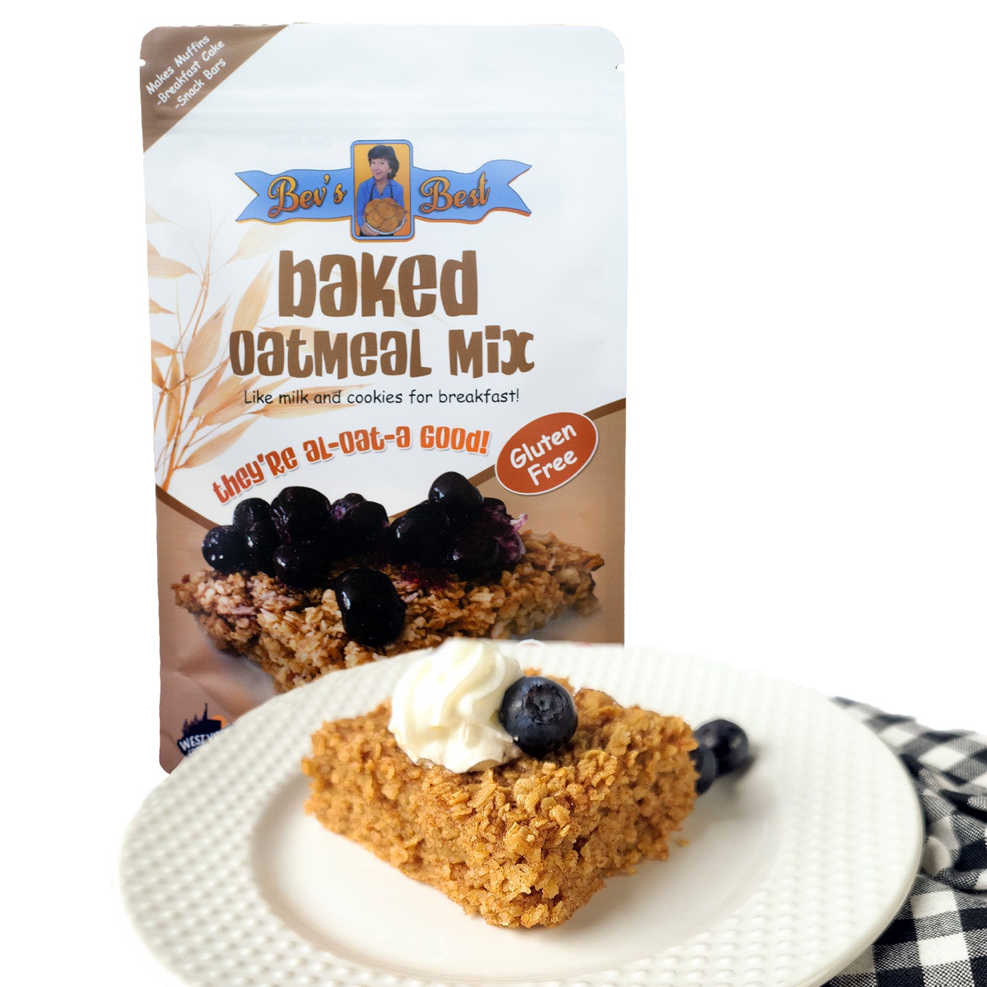 Baked Oatmeal Mix – Bev's Best Foods